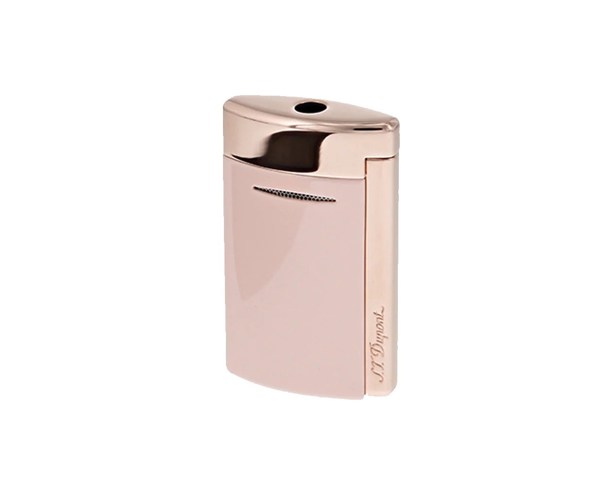 S.T. Dupont Lighter - New Minijet Baby Pink / Pink Gold 010878 - Cigar ...
