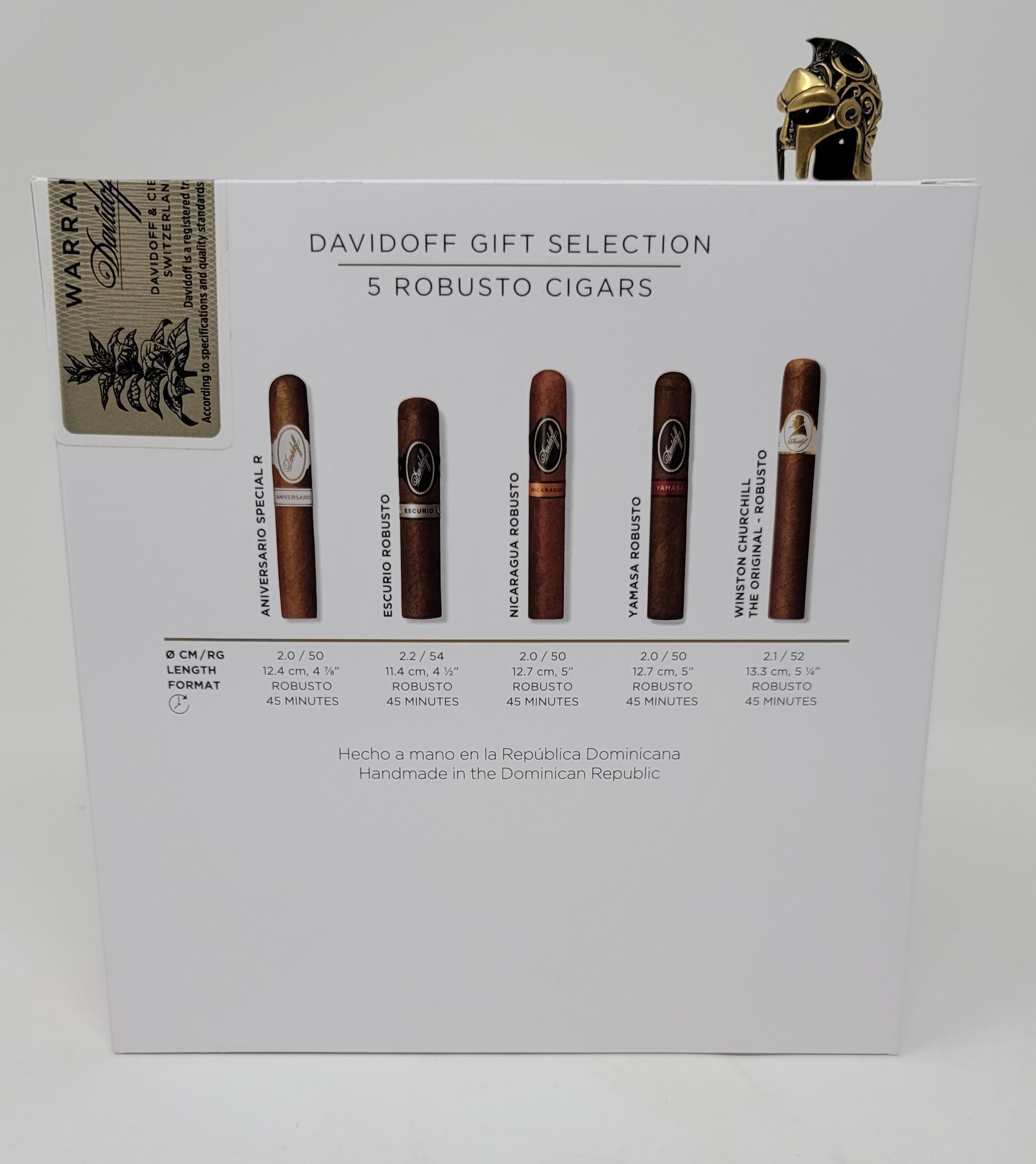 Davidoff Gift Selection of 5 Robustos - Cigar Spartan