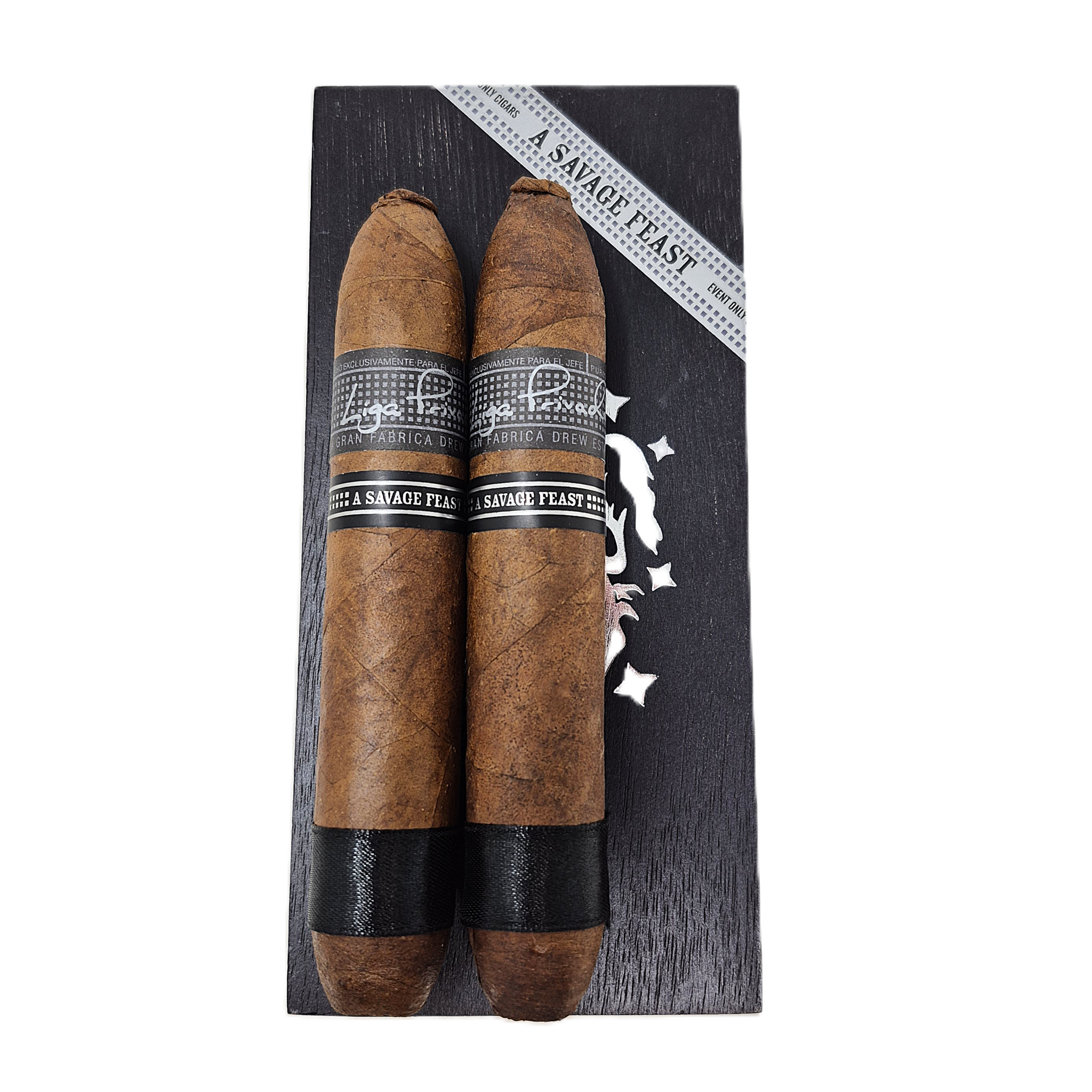 Drew Estate Savage Feast 2 Cigar Coffin - Cigar Spartan