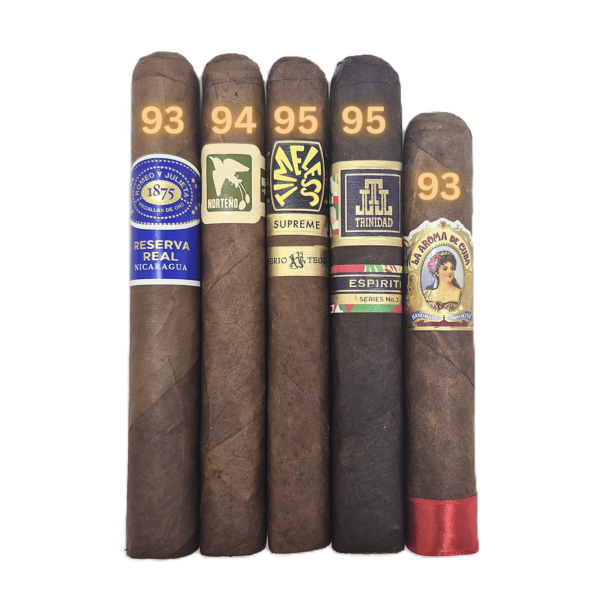 Best of the 90s – 93+ Rated Sampler - Cigar Spartan
