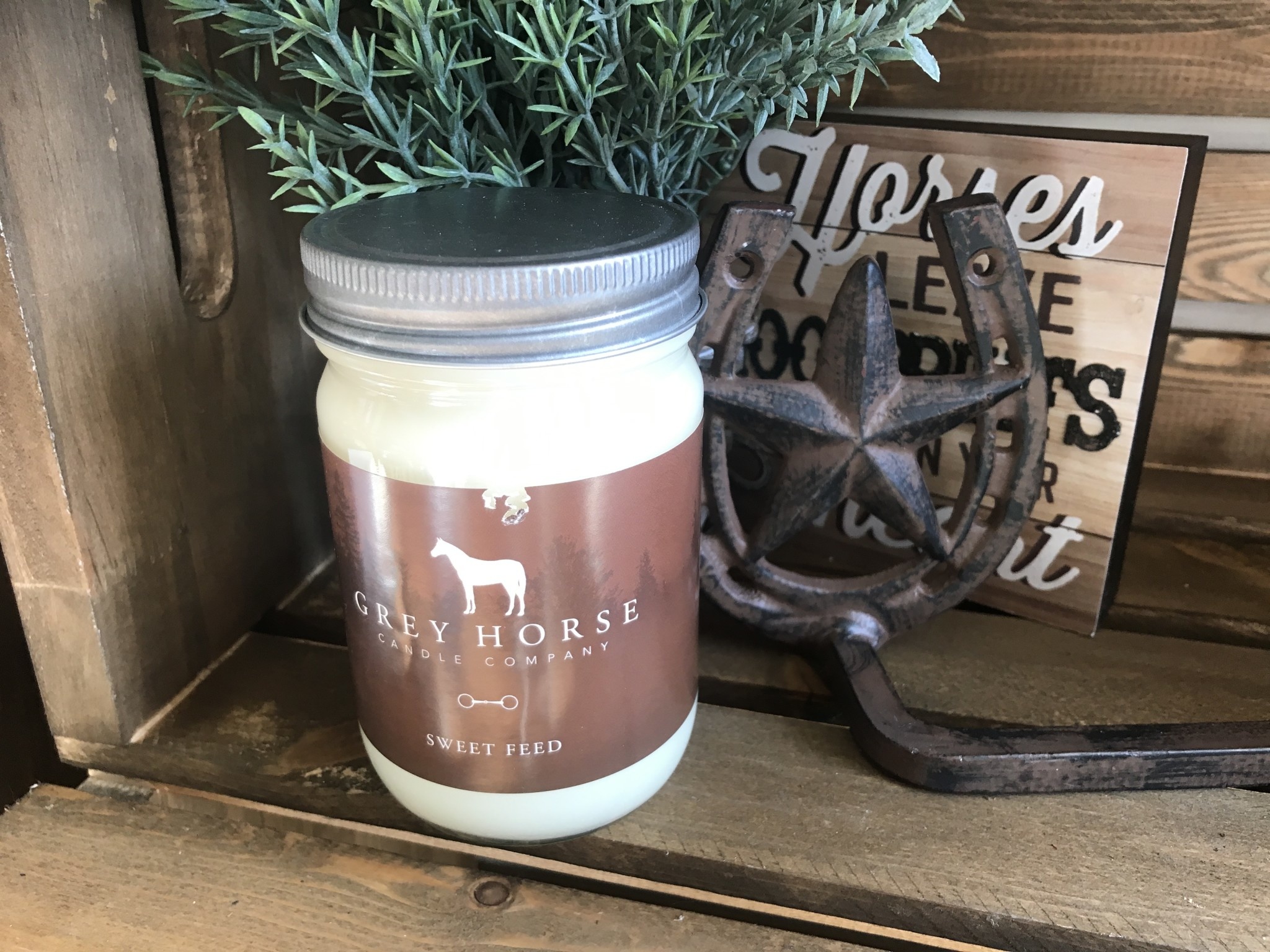 Sweet Feed Soy Jar Candle - The Gift Horse Candle Shop