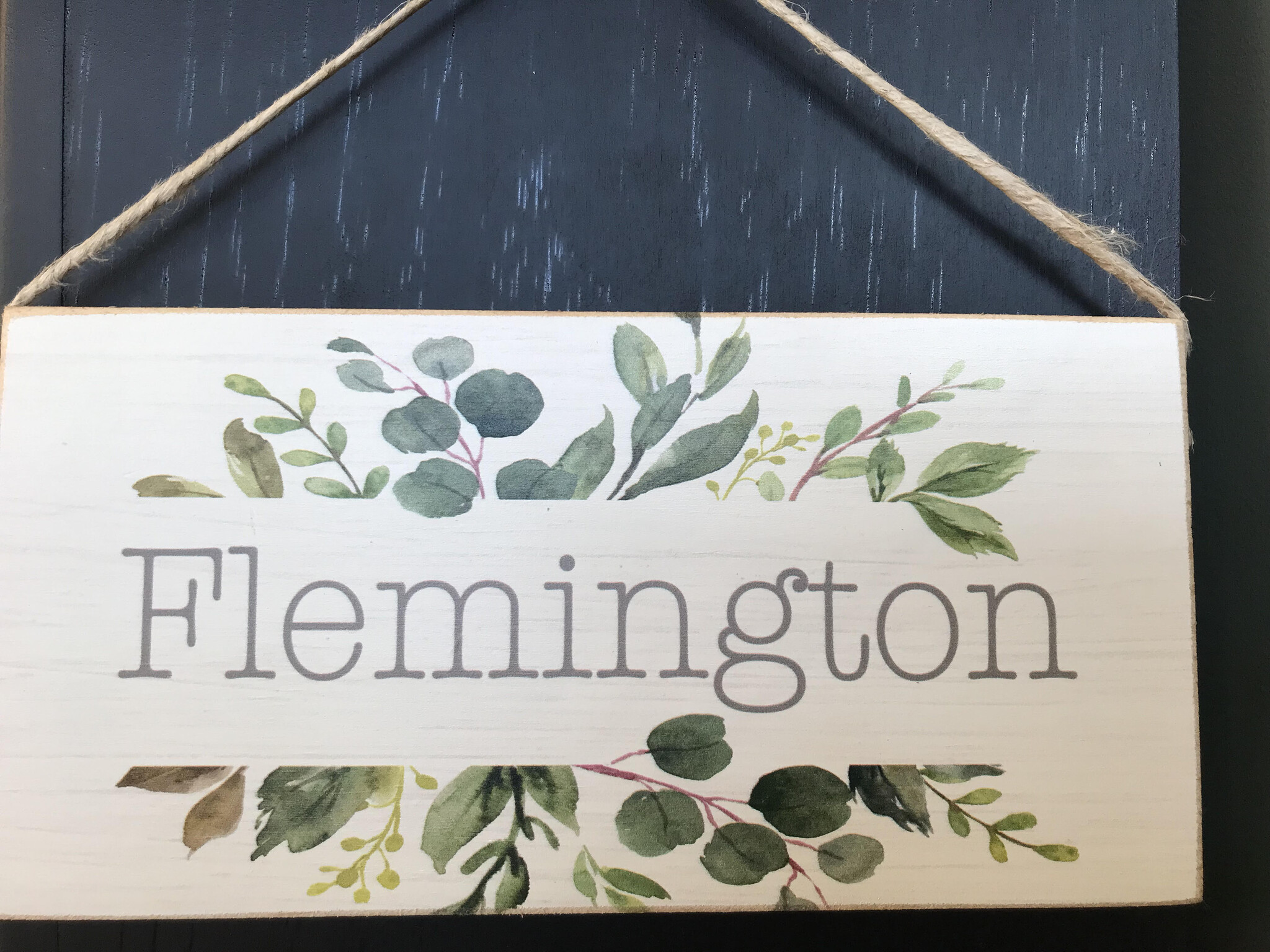 Flemington Hanging Sign - The Gift Horse Candle Shop