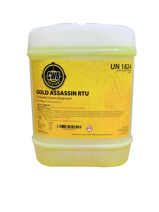 Gold Assassin | Concrete Degreaser | Heavy Oil Stain Remover ...