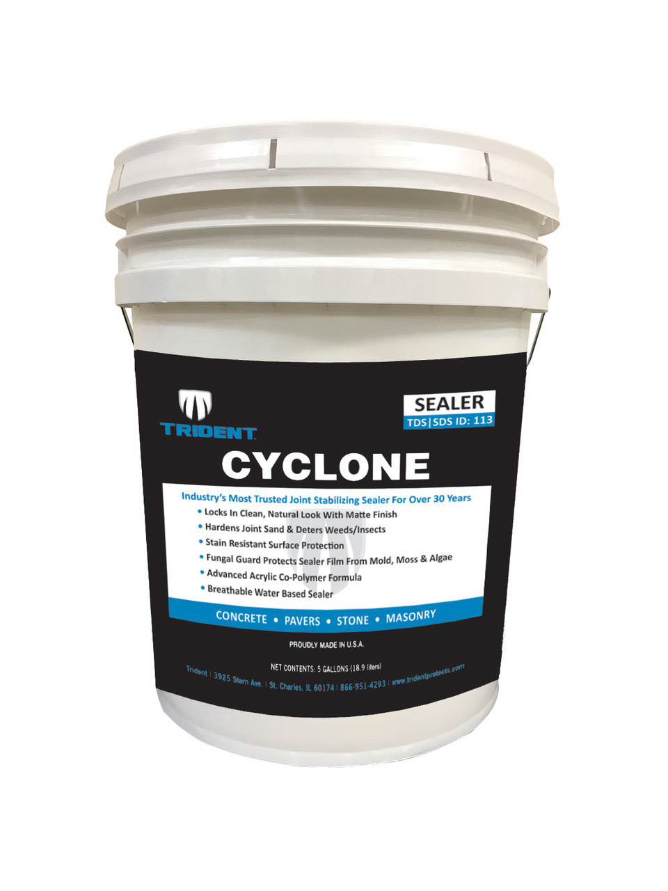 Trident Cyclone - Pail Matte Finish | Joint Stabilizing Sealer ...