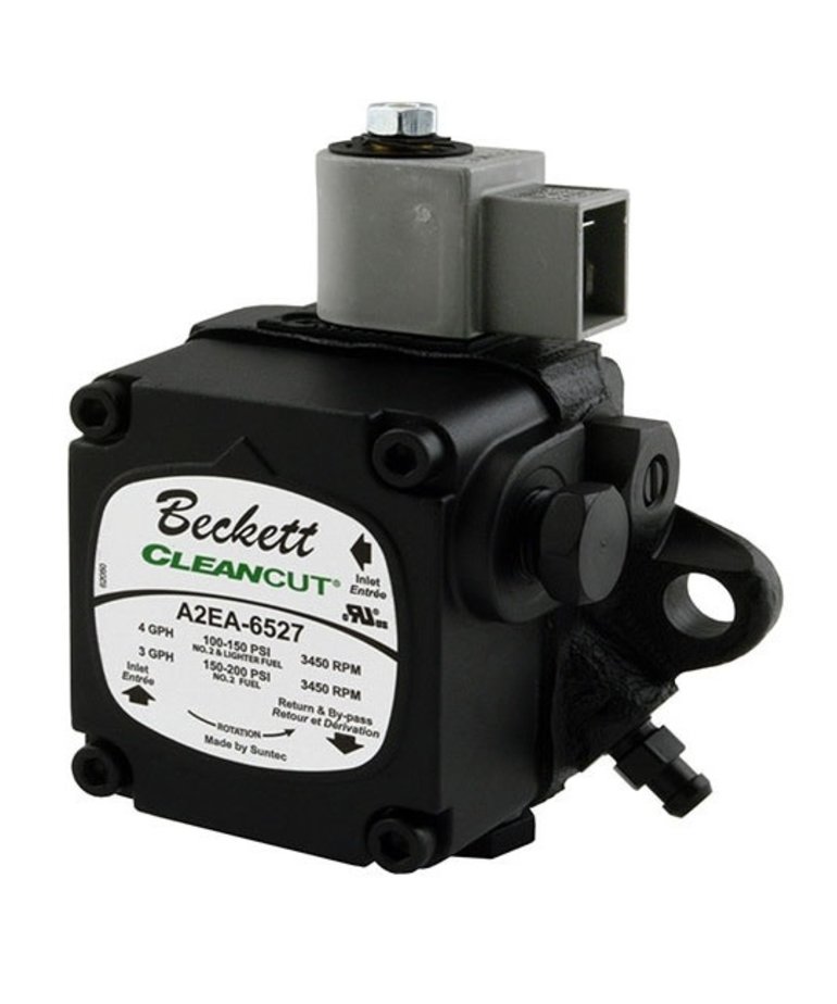 Beckett PF10372U CleanCut Fuel Pump - 12 Volt (Green Solenoid Valve ...