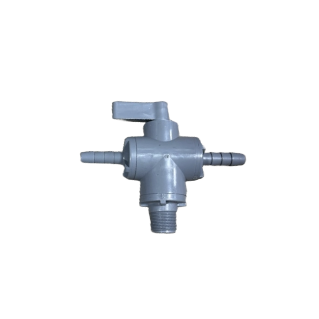 1/4" Hose Barb x 1/4" Hose Barb Series 226 PVC Ball Valve with Buna-N ...