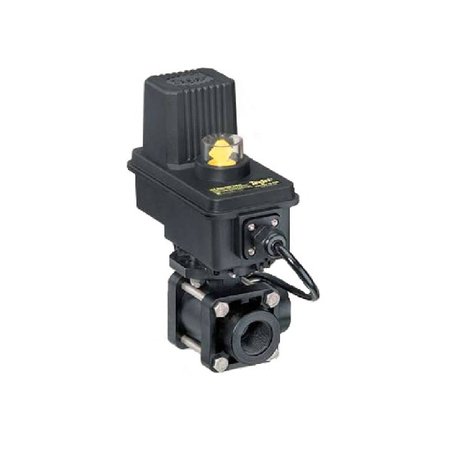 TeeJet 344 Series Electric Shutoff 3-Way Valve, 1" Thread, E Motor ...