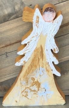 Painted Angel Block - mlynnedesigns