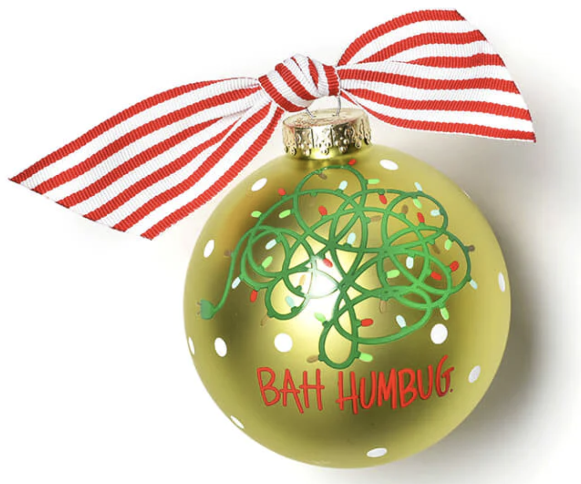 tangled christmas lights glass ornament coton colors - mlynnedesigns