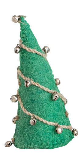 Felt Tree with Jute & Bells - mlynnedesigns