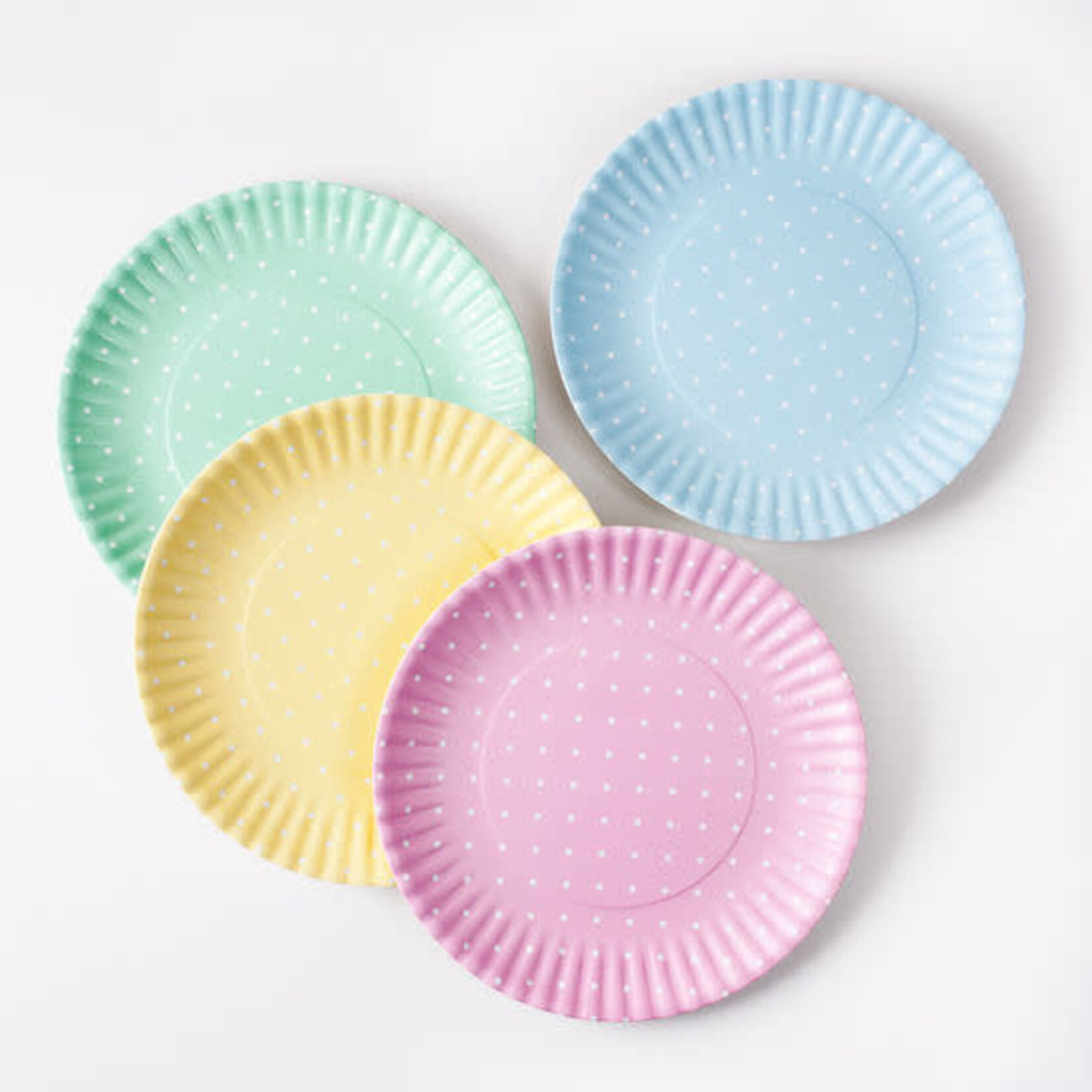 Melamine Polka Dot 'Paper' Plate - mlynnedesigns