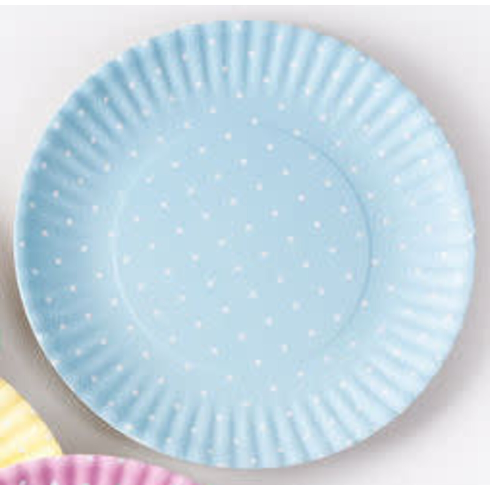 Melamine Polka Dot 'Paper' Plate - mlynnedesigns