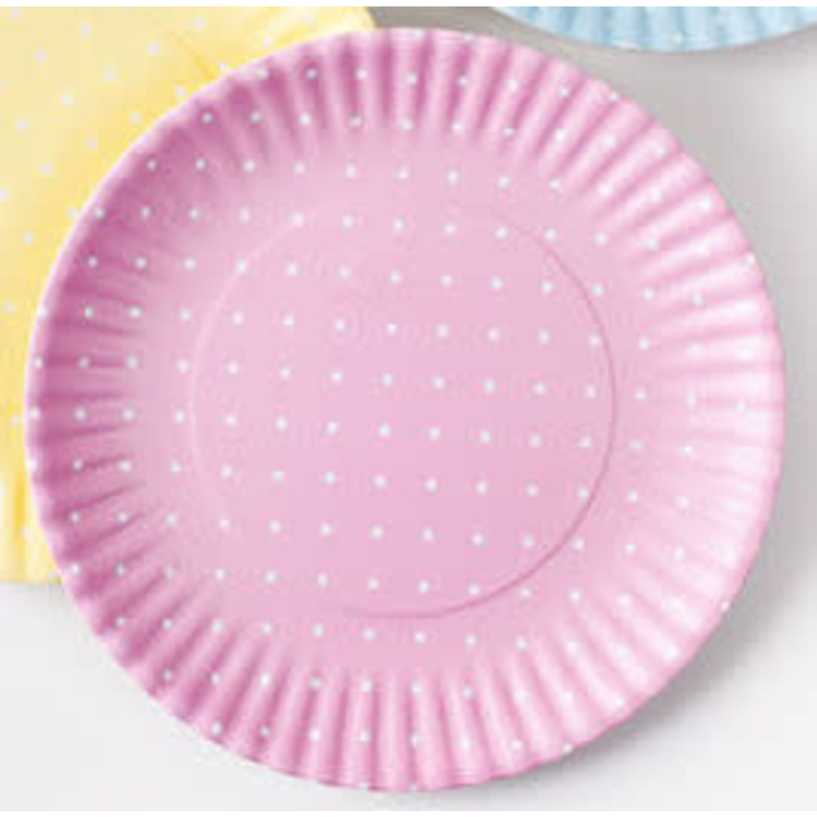 Melamine Polka Dot 'Paper' Plate - mlynnedesigns