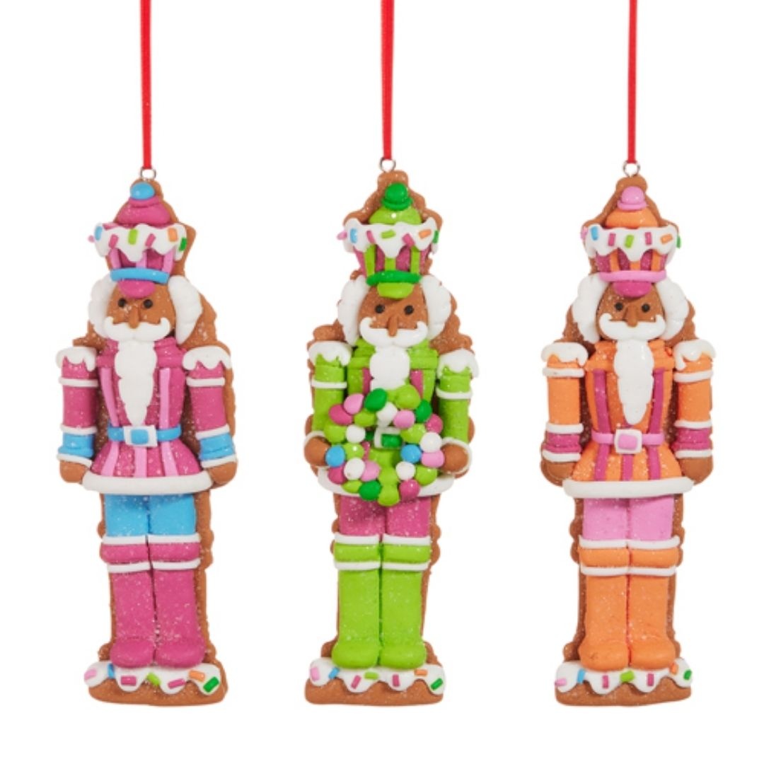 colorful jolly nutcracker ornament raz imports - mlynnedesigns