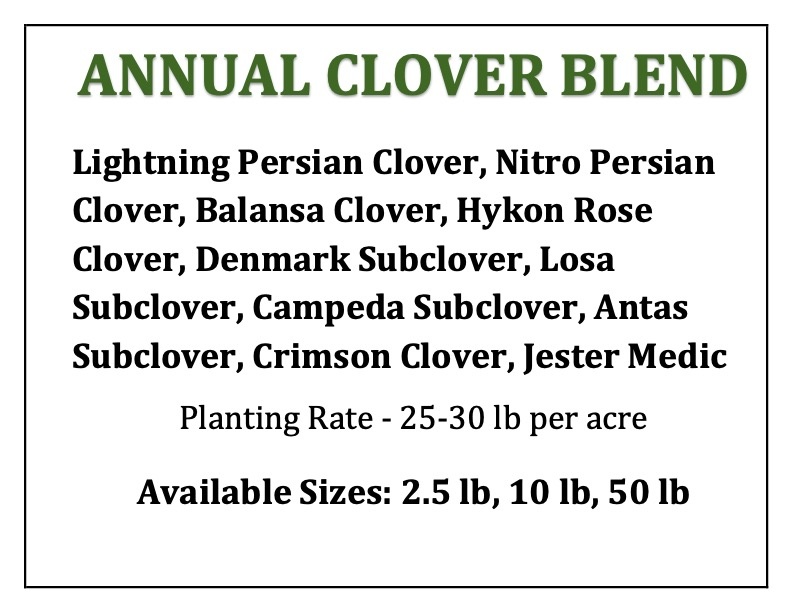 Annual Clover Blend - Biologic Crop Solutions