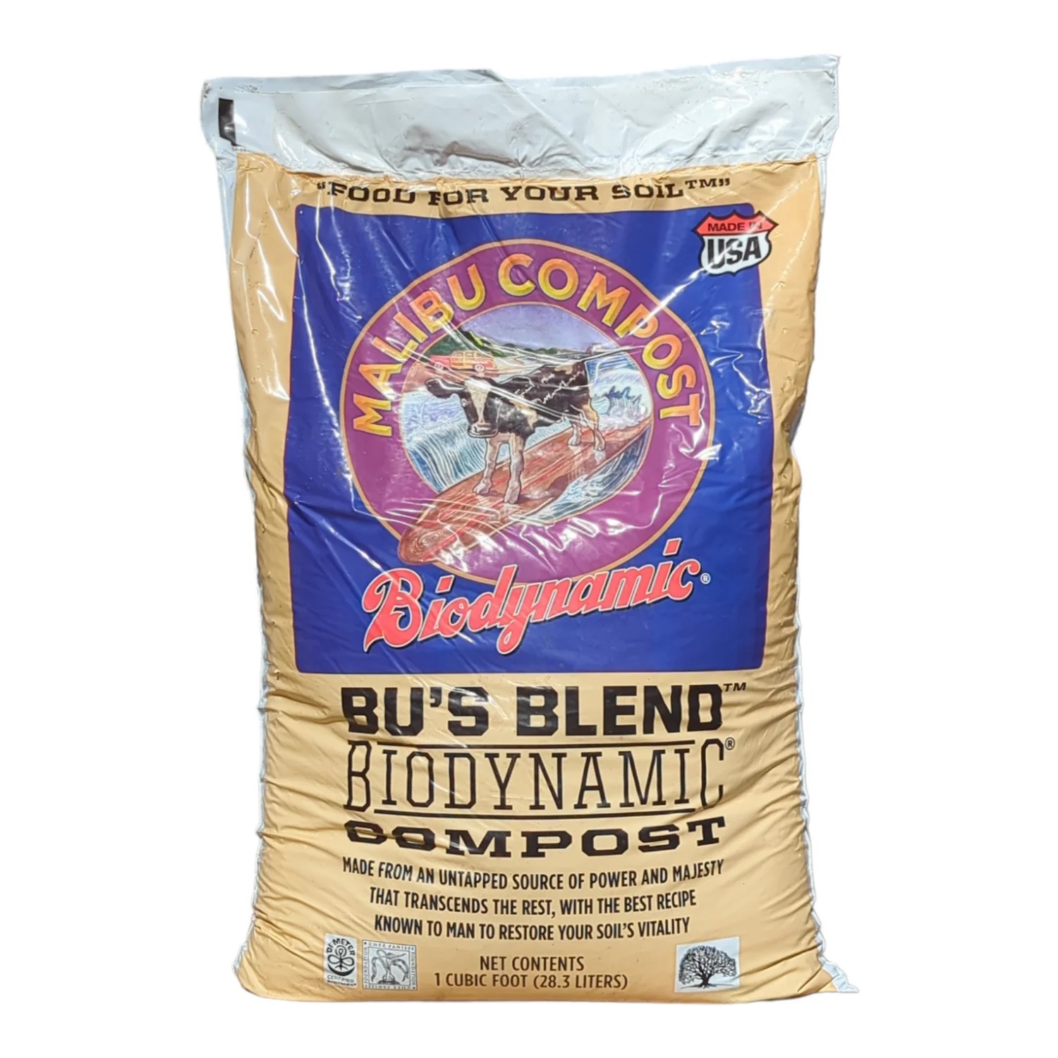 Malibu Biodynamic Compost 1 cu. ft. - Biologic Crop Solutions