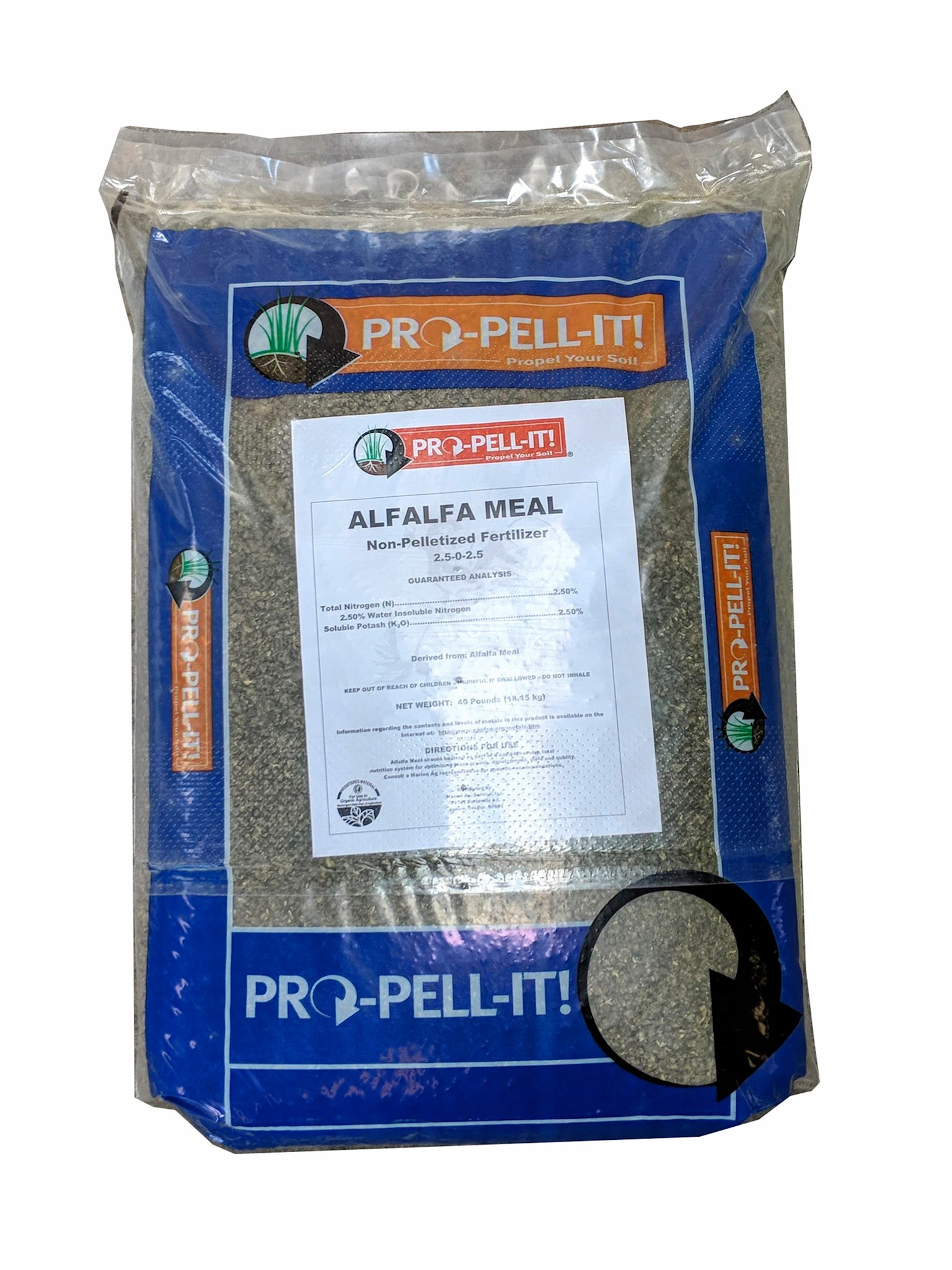 Alfalfa Meal 40 lb (50/plt) - Biologic Crop Solutions