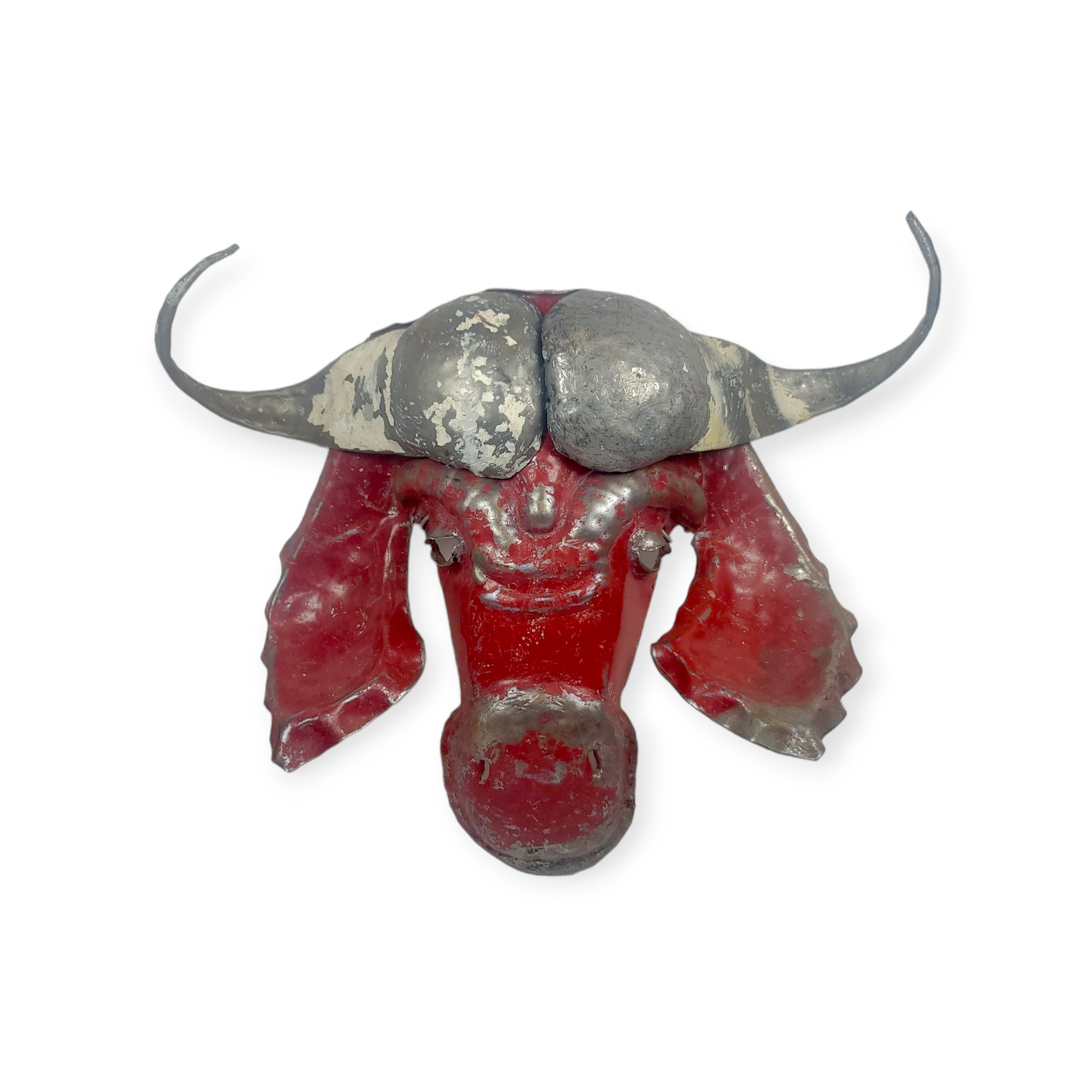 Recycled Metal Buffalo Mask - American Folk Art Museum