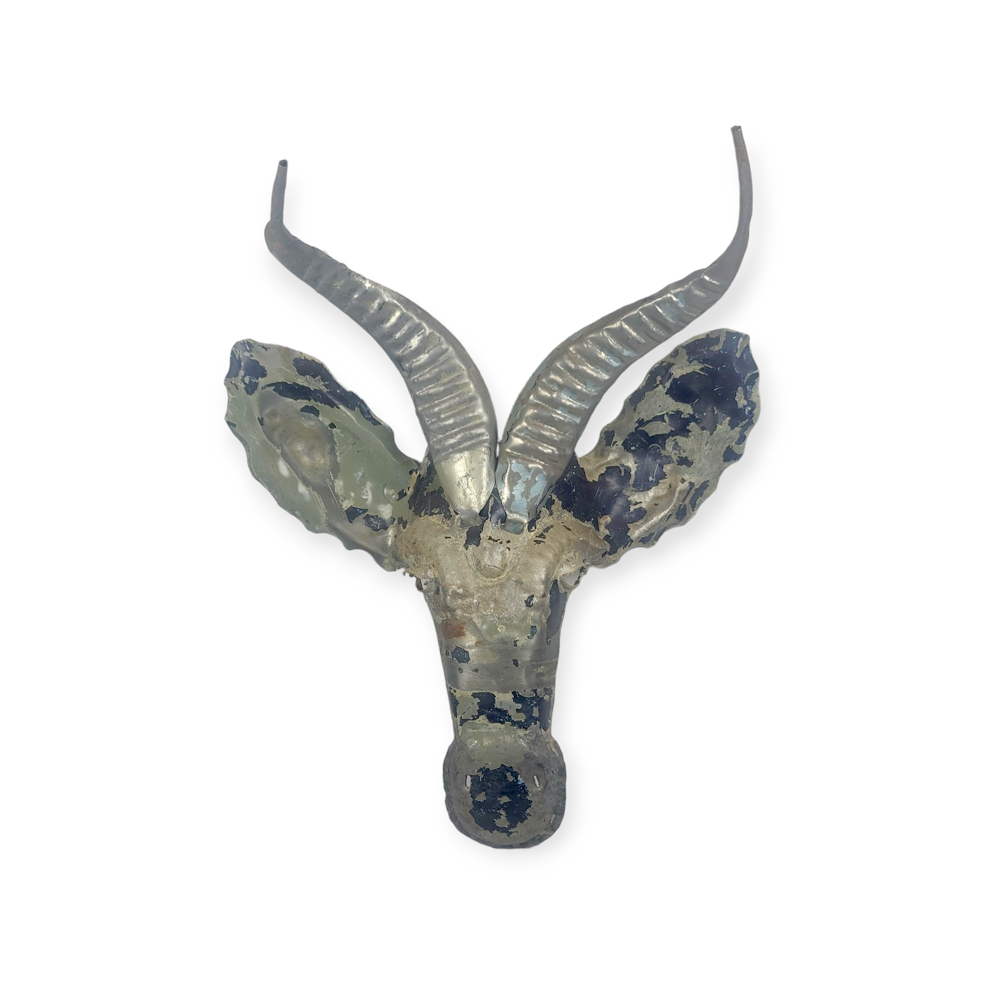 Recycled Metal Springbok Mask - American Folk Art Museum