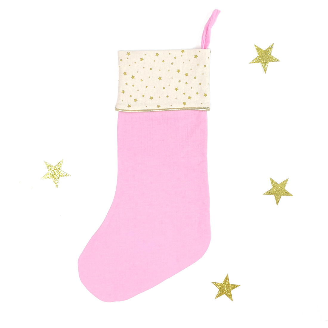 starry pink stocking - rockahula kids - george + maeve