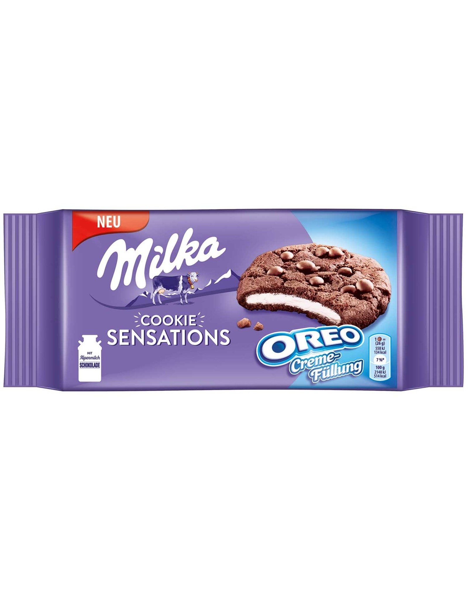 Milka Cookies Sensations Oreo 156g - Snaxö • Snacks & boissons exotiques