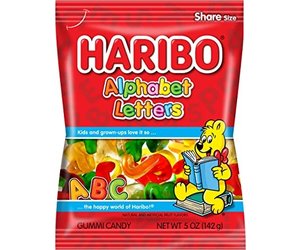 Haribo Alphabet Letters 142 g - Snaxö • Snacks & boissons exotiques