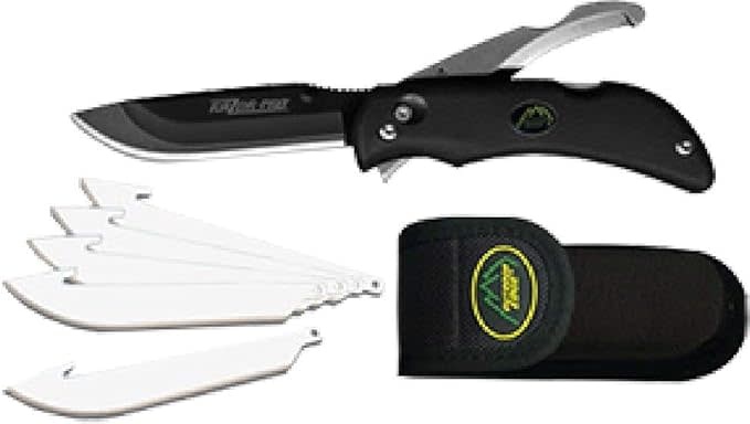Razor-Pro Folding Knife (6 Blades) - Precision Archerie