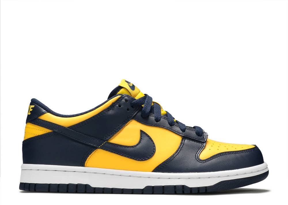 Nike Nike Dunk Low Michigan (2021) (GS) Size 4, DS BRAND NEW - SoleSeattle