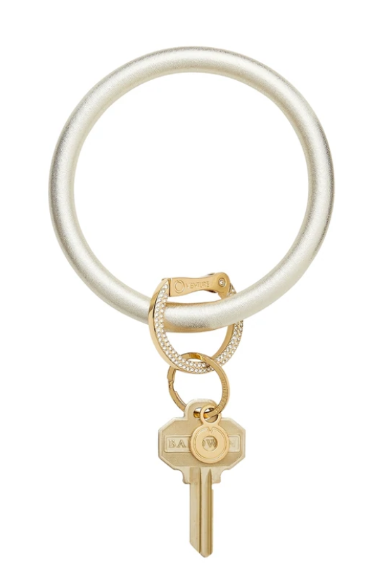 Leather Big O Keyring Icon Collection - Regalo