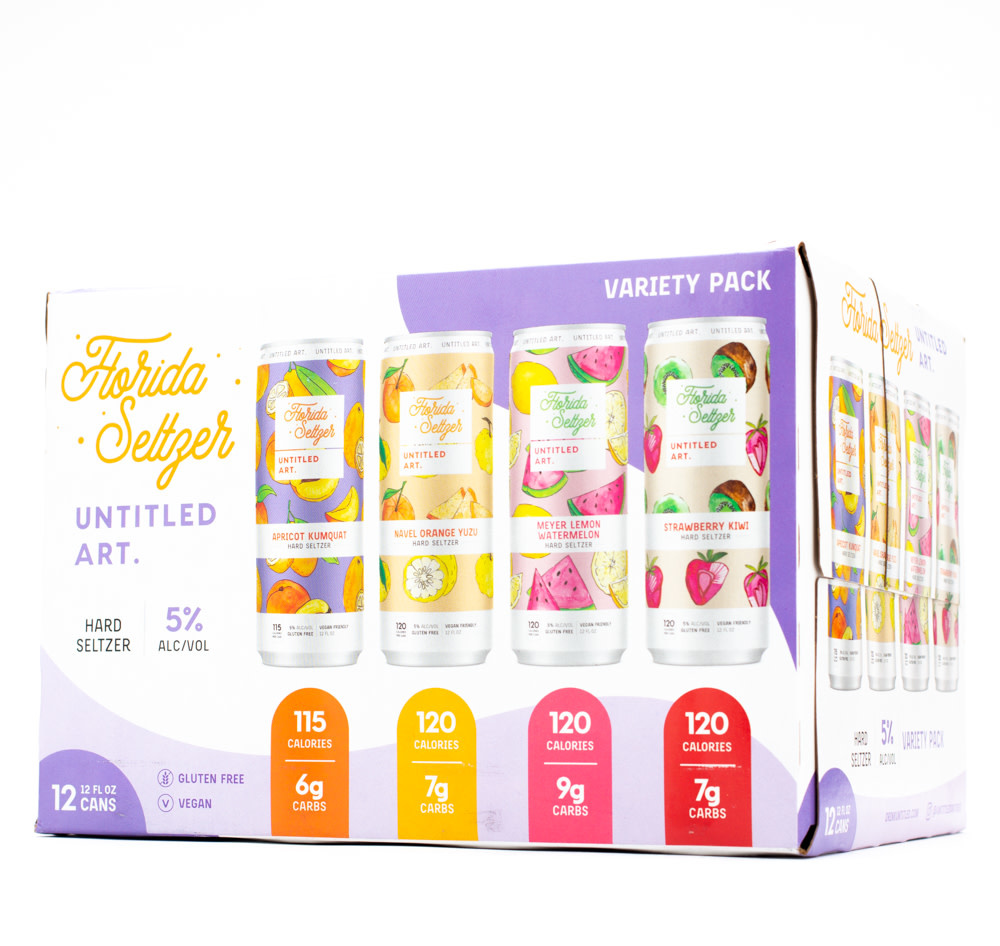 Untitled Art Untitled Art Florida Seltzer Variety Pack v2 12pk 12oz ...