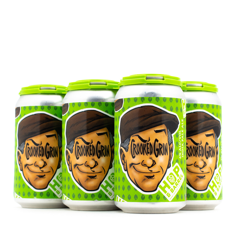 Hop and Barrel Crooked Grin West Coast IPA 6pk 12oz - Dabbler Depot