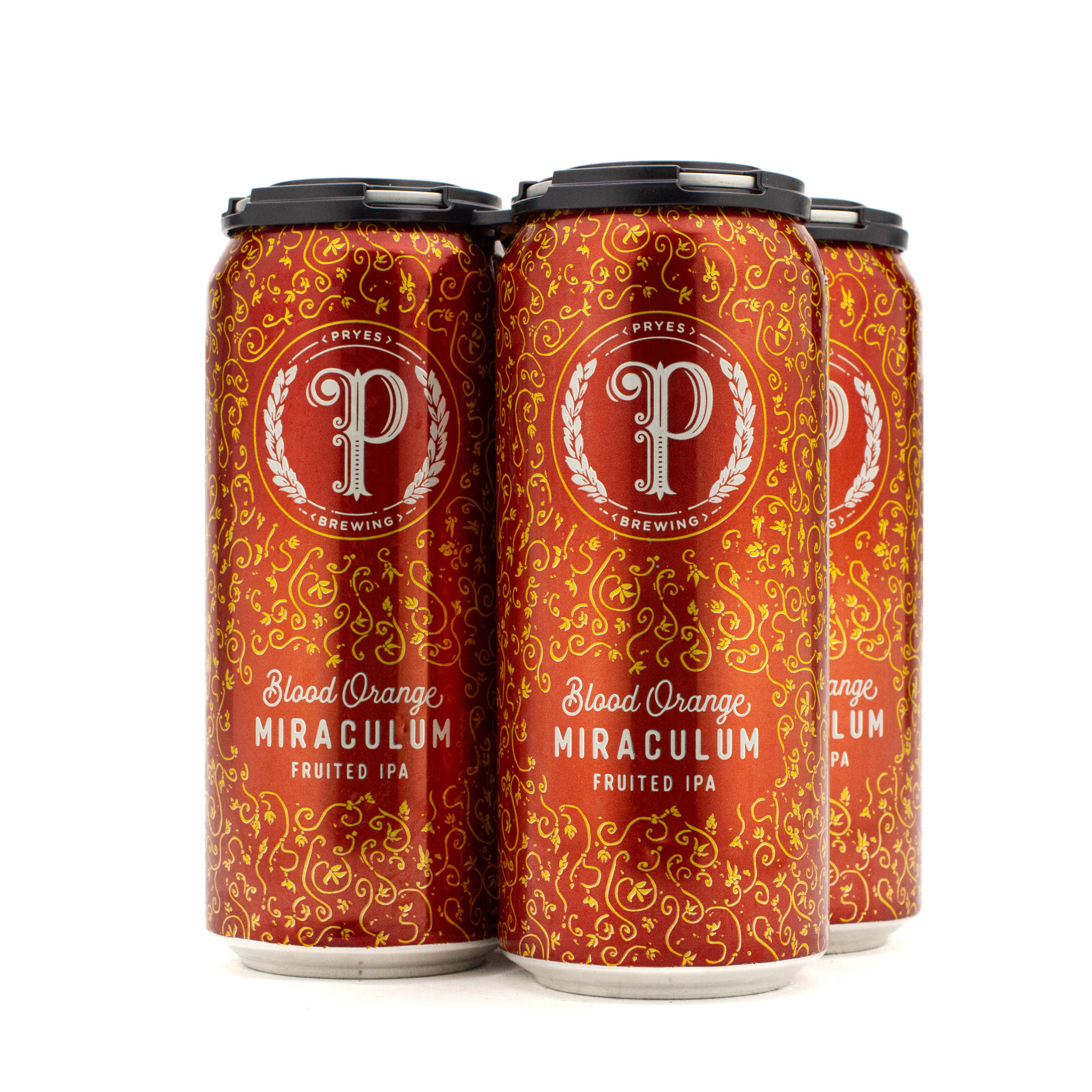 Pryes Blood Orange Miraculum 16oz Can 4pk - Dabbler Depot