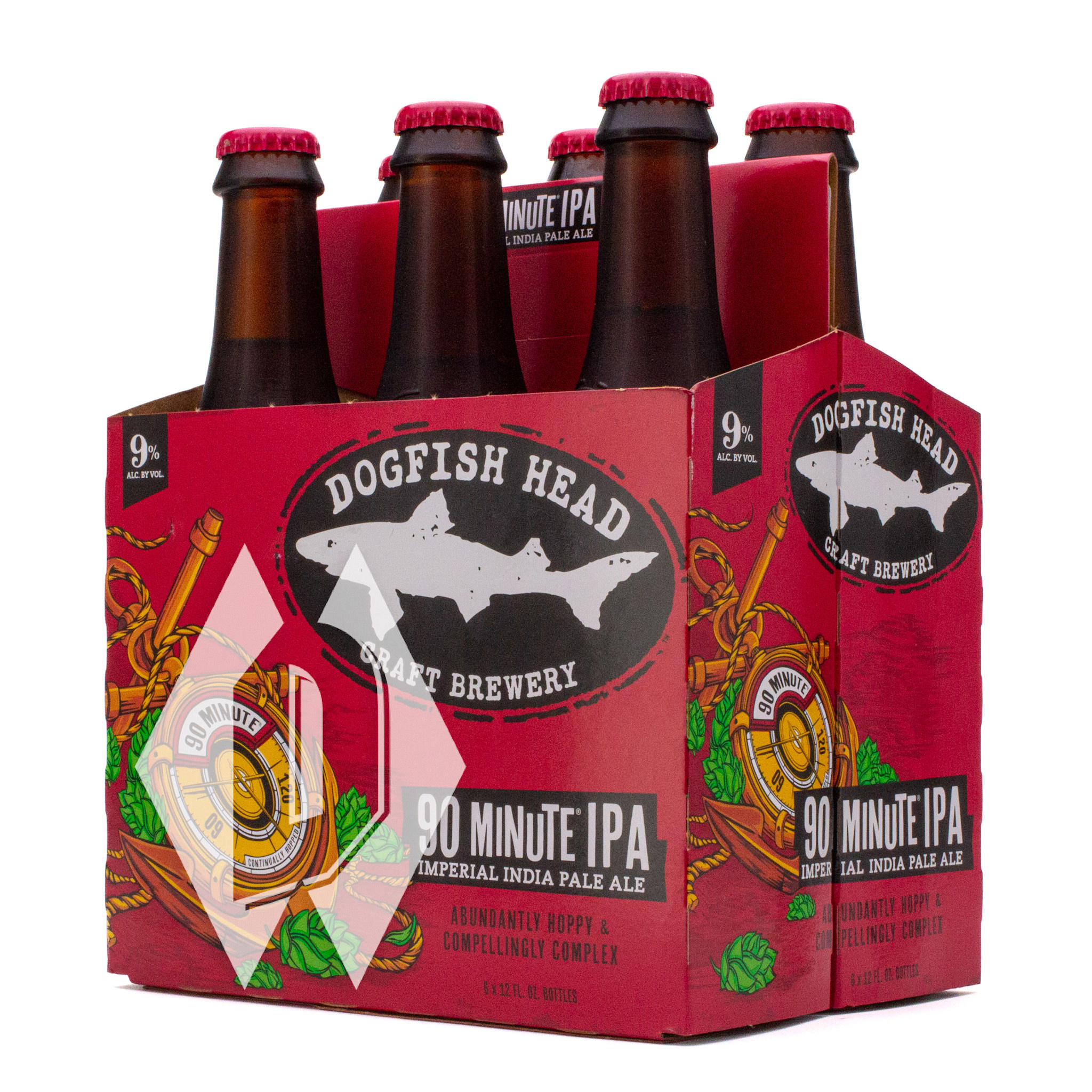 Dogfish Head Dogfish 90 Minute IPA 12oz 6pk btls - Dabbler Depot