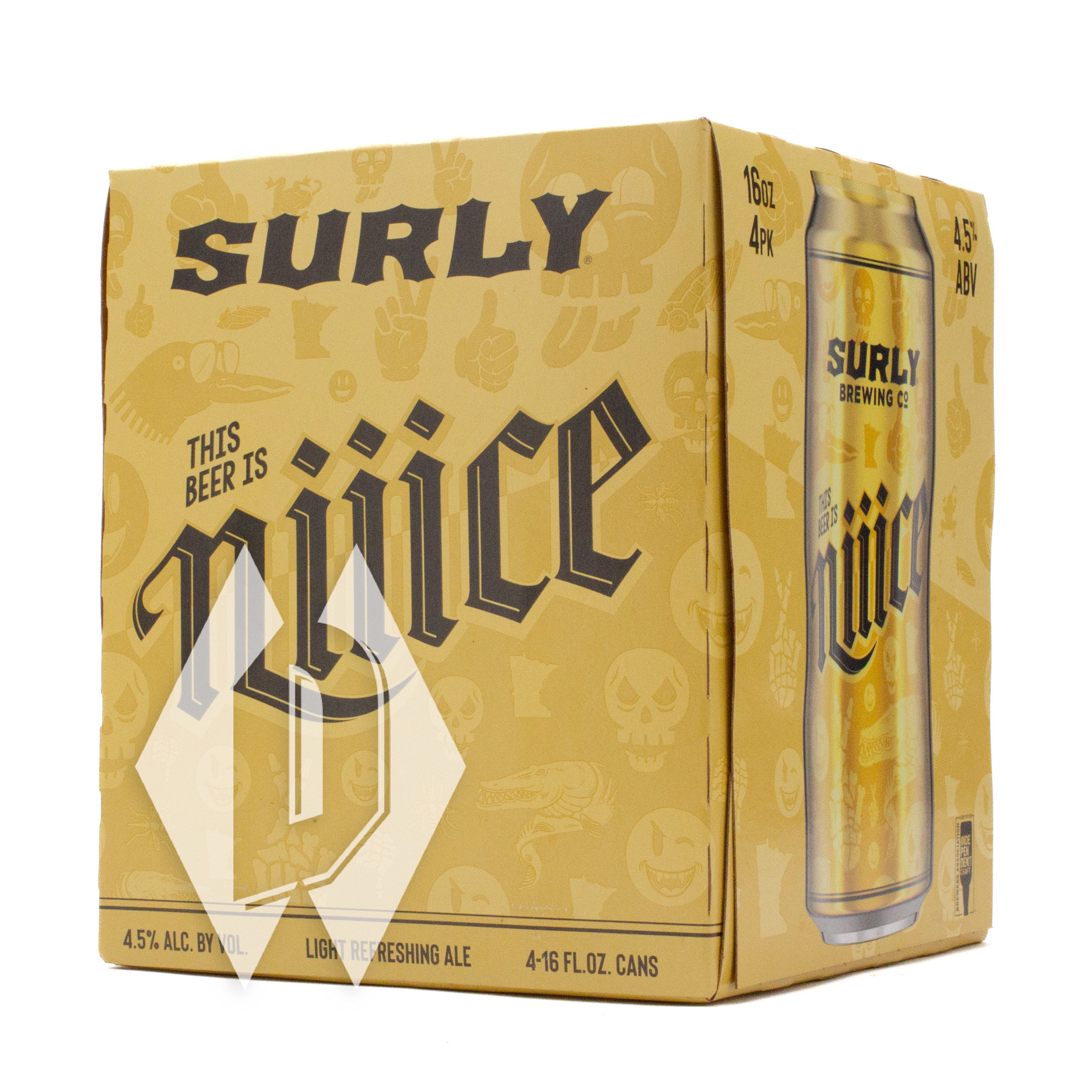 Surly Surly Niiice 16oz 4pk - Dabbler Depot