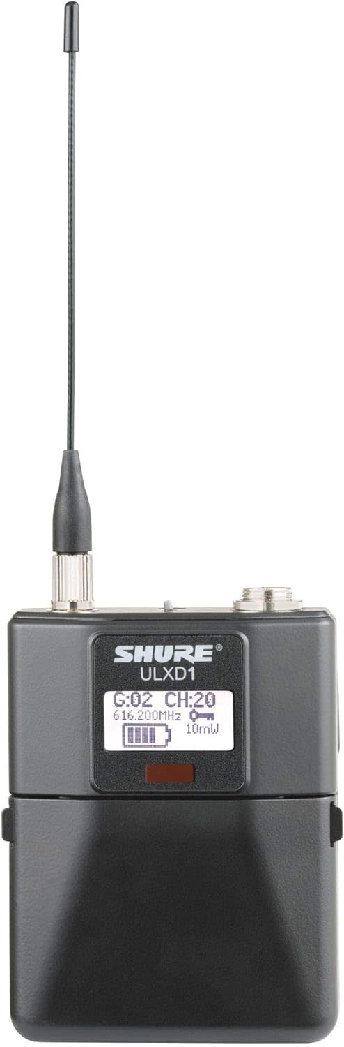 Shure ULXD1-G50 Digital Wireless Bodypack Transmitter with Miniature 4-Pin Connector - Murphy's ...