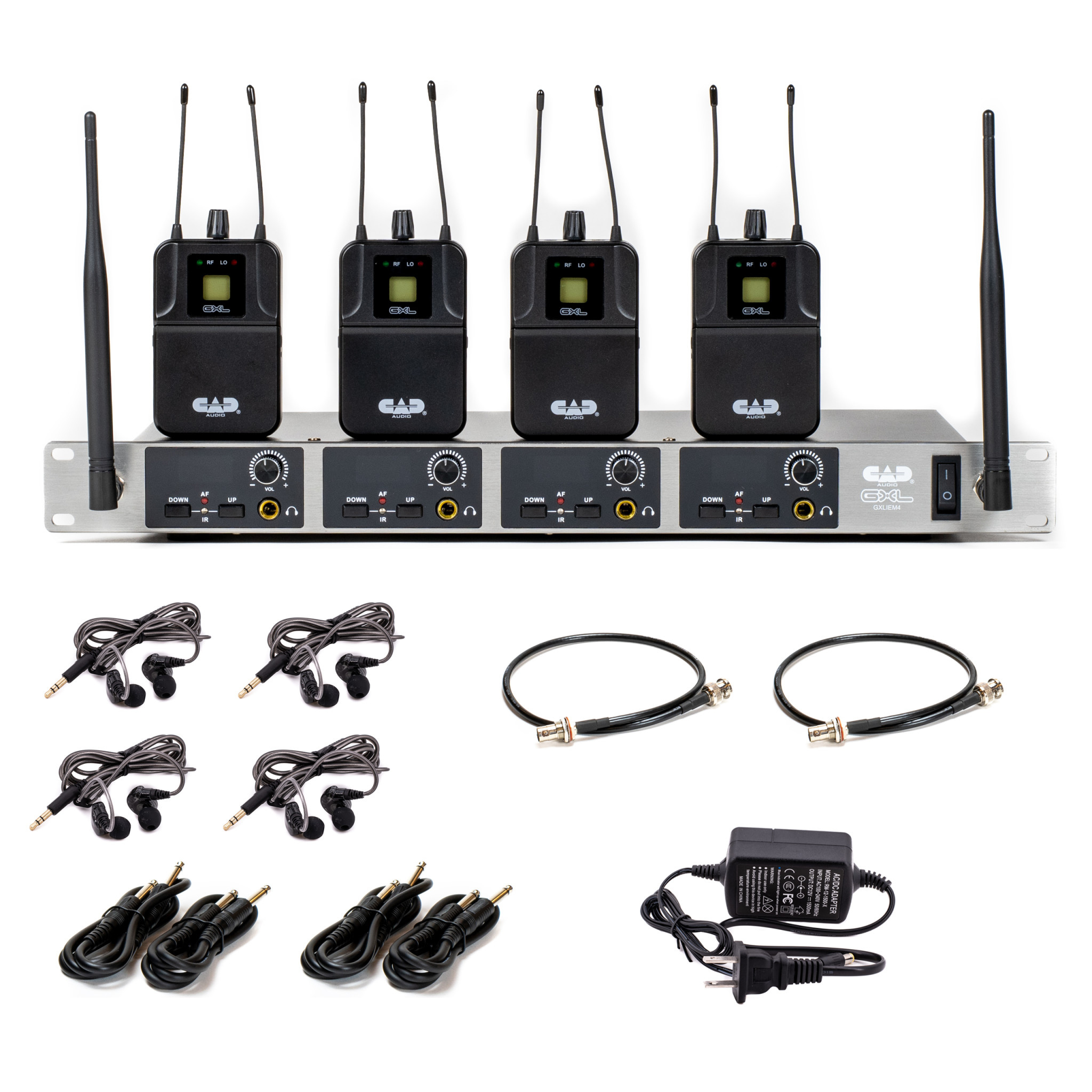 CAD Audio GXLIEM4 In-Ear Wireless Quad Mix Monitoring System - Murphy's ...