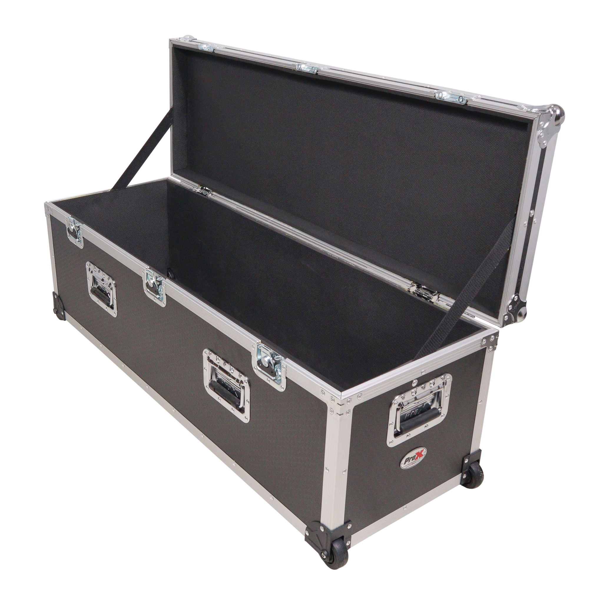 ProX XS-UTL7 48" Utility Flight Case W-4 Low Profile Wheels Ext 16"x16 ...