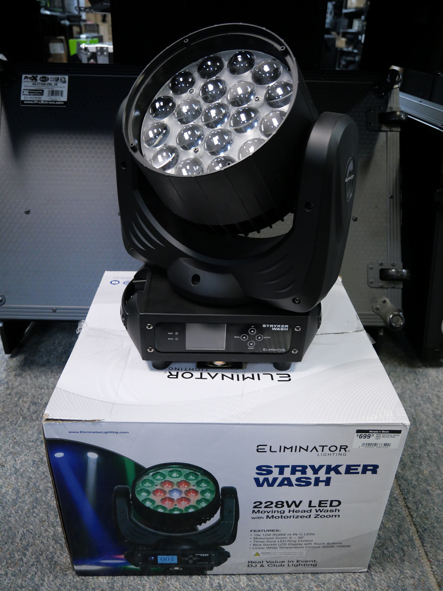 MMP Eliminator Stryker Wash Moving Head Light - Murphy's Music