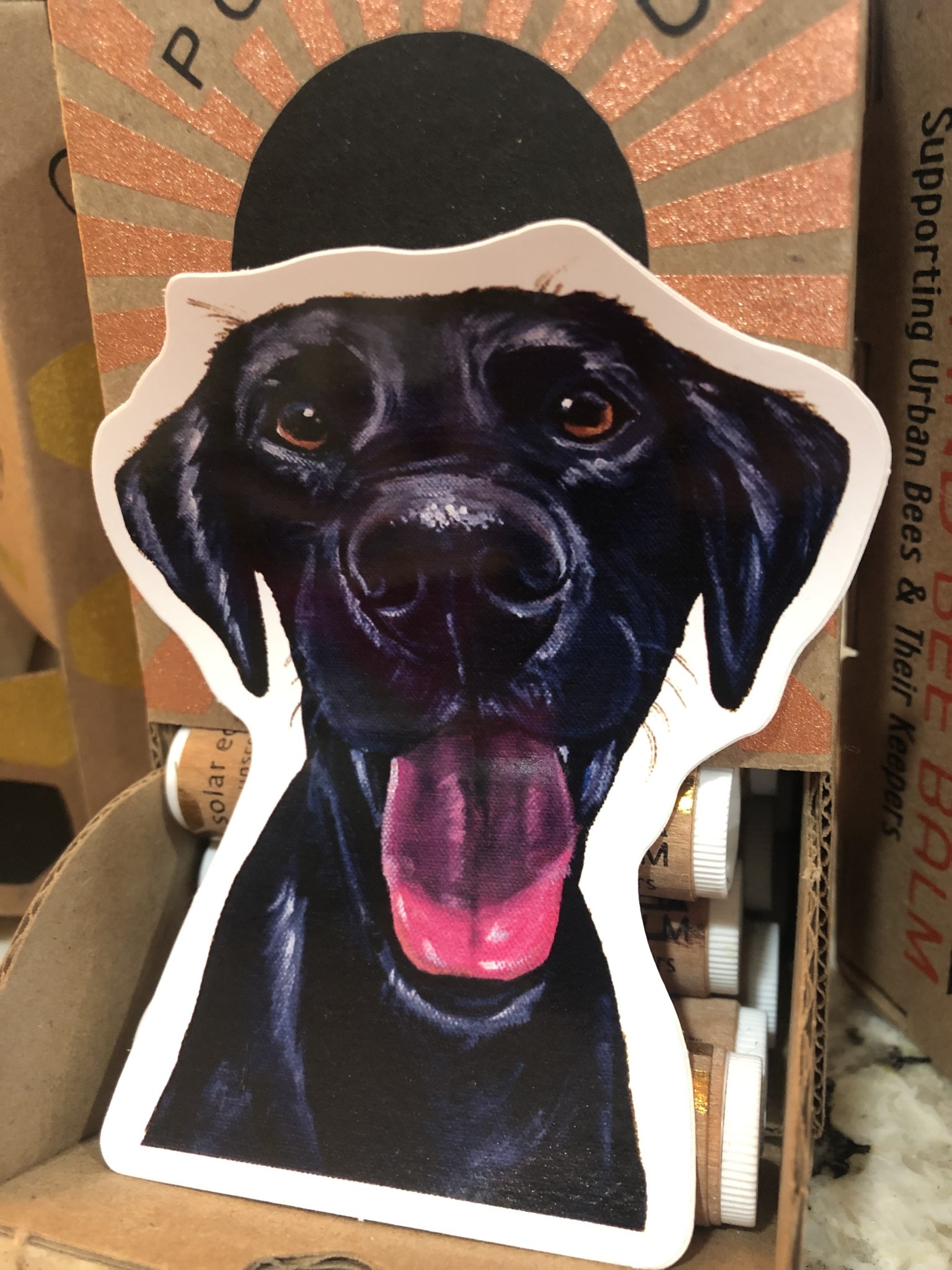 Black Lab Sticker - Danville Floral and Gifts