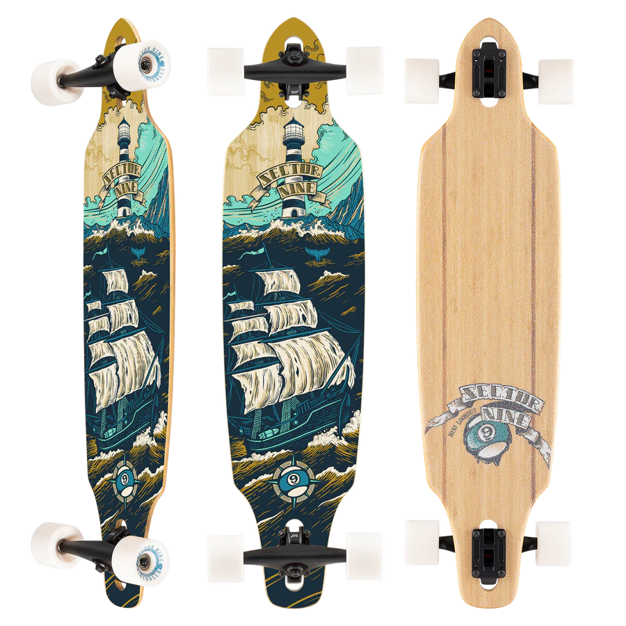 SECTOR 9 MINI LOOKOUT VOYAGE LONGBOARD - Red Mountain Cycle, LLC