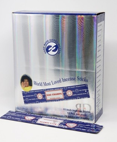 Satya Satya Incense Display - 72 ct Nag Champa - Hilyfe | Wholesale ...
