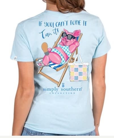 Simply Southern Tan Pig - D&M Home and Outdoors