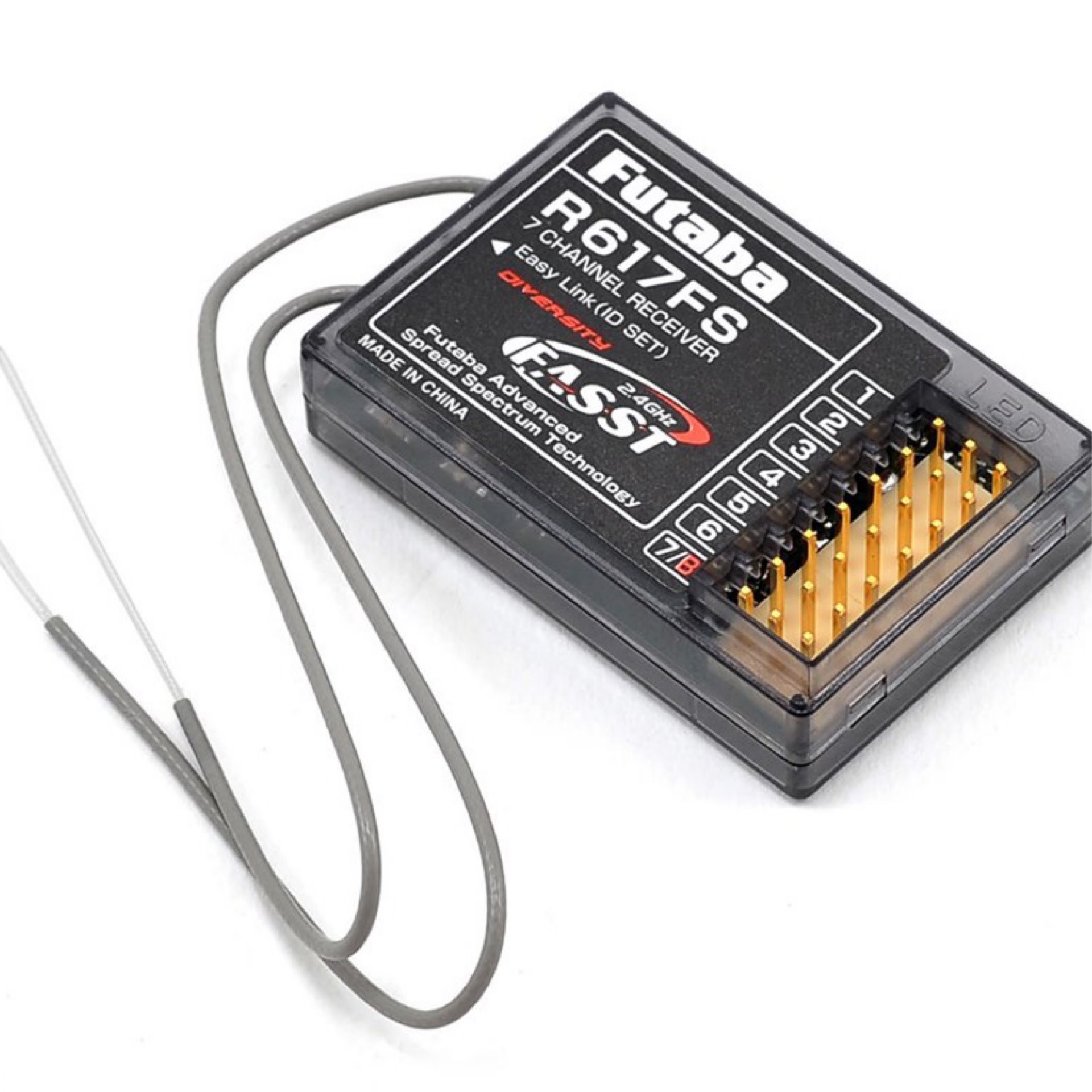 Futaba Futaba R617FS 2.4GHz FASST 7 Channel Receiver #R617FS - Hobby ...