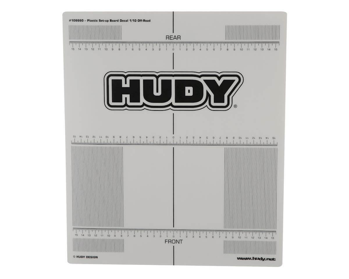 Hudy 1/10 Off-Road Plastic Set-Up Board Decal (331x386mm) #108660 ...