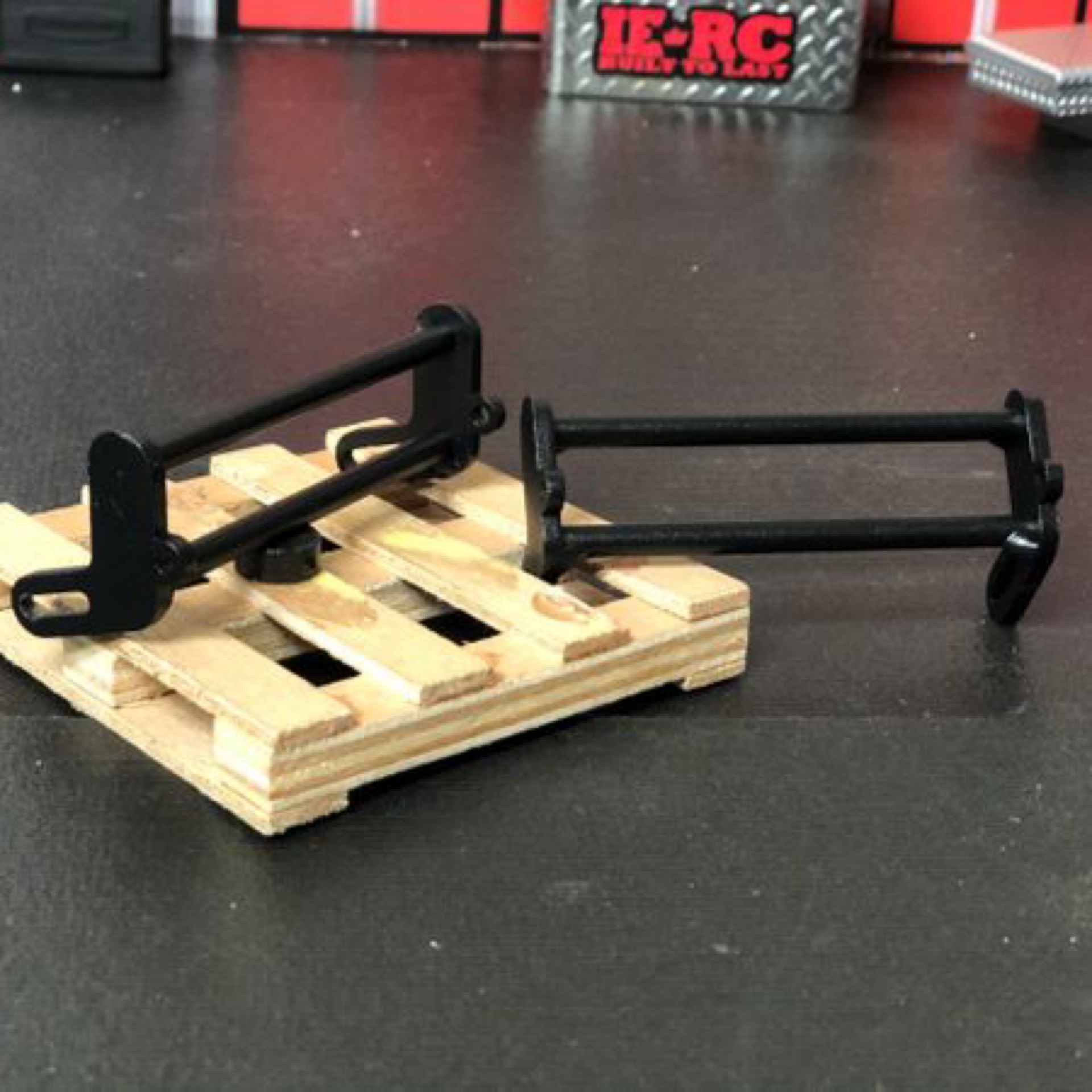 IERC Push Bar Bumper (2 Bar) w/ D-Ring (Black) - Hobby Time RC