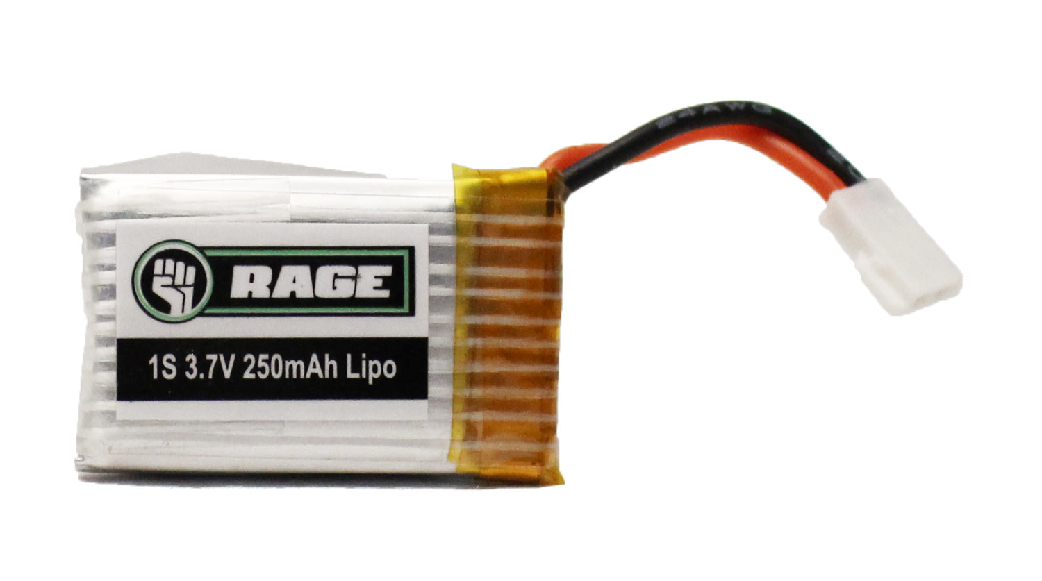 Rage RC Rage RC 1S 3.7V 250mAh Lipo Battery; X-Fly #RGRA1163 - Hobby ...