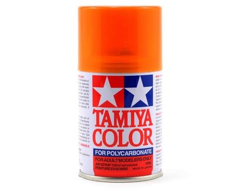Tamiya PS-43 Translucent Orange Lexan Spray Paint (100ml) #86043 ...