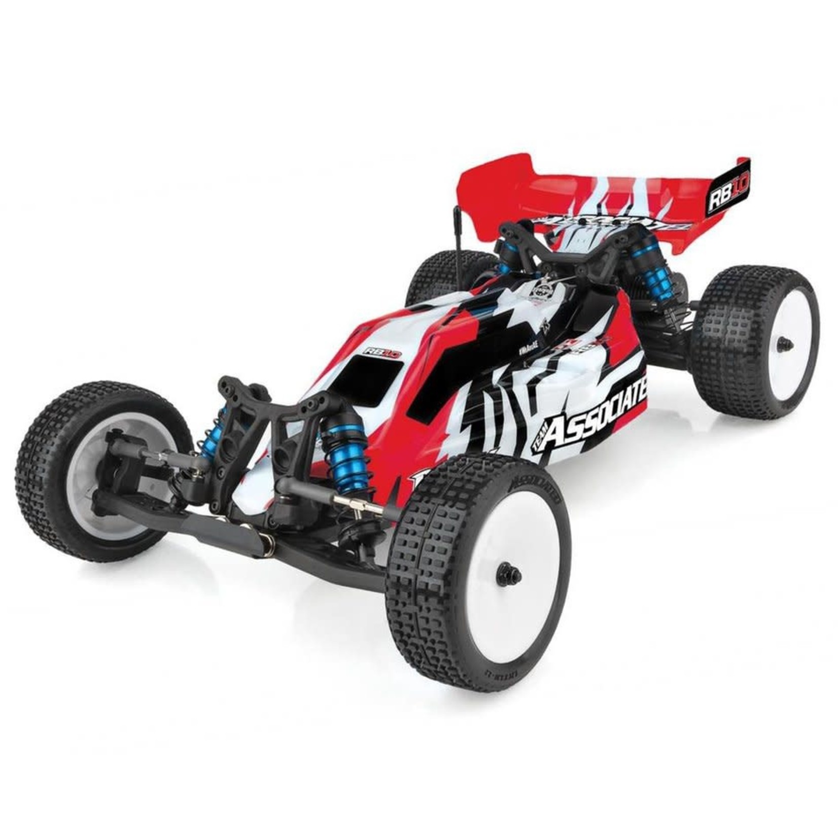 Team Associated RB10 RTR 1/10 Electric 2WD Brushless Buggy (Red) w/2 ...