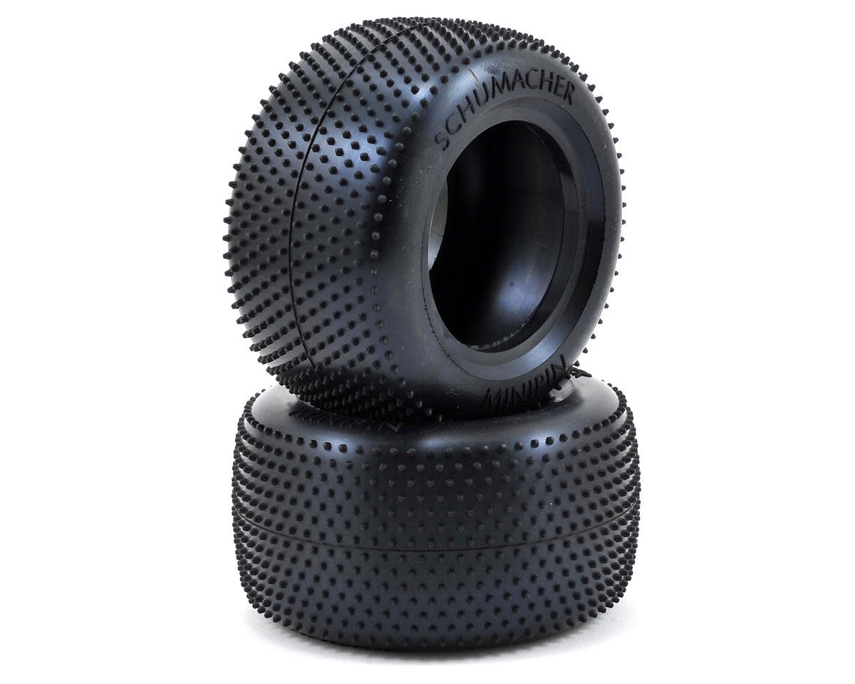 Schumacher Mini Pin 2.2" 1/10 Truck Carpet Tires (2) (Blue) #U6814 ...