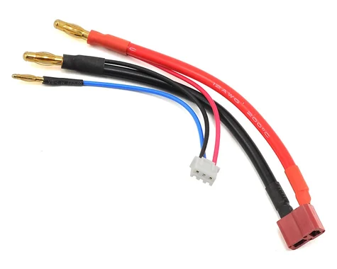 ProTek RC 2S Charge/Balance Adapter (T-Style Ultra Plug to 4mm Bullet ...